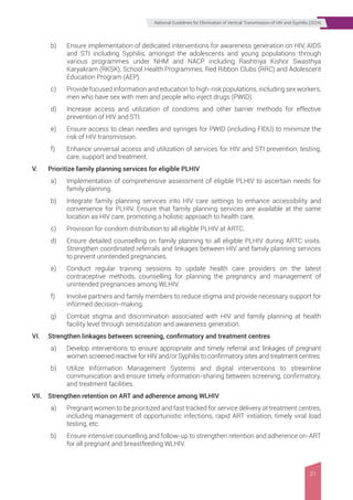 Elimination of Vertical Transmission of HIV and Syphilis Guidelines ...