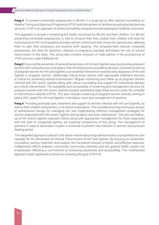Elimination of Vertical Transmission of HIV and Syphilis Guidelines ...