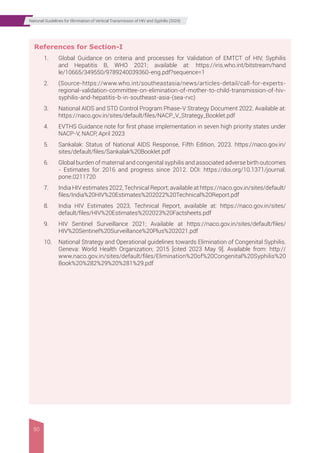 Elimination of Vertical Transmission of HIV and Syphilis Guidelines ...