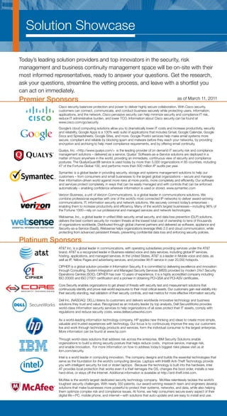 Gartner Security & Risk Management Summit Brochure | PDF