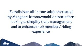 EVTRAILS - From trail to map | PDF