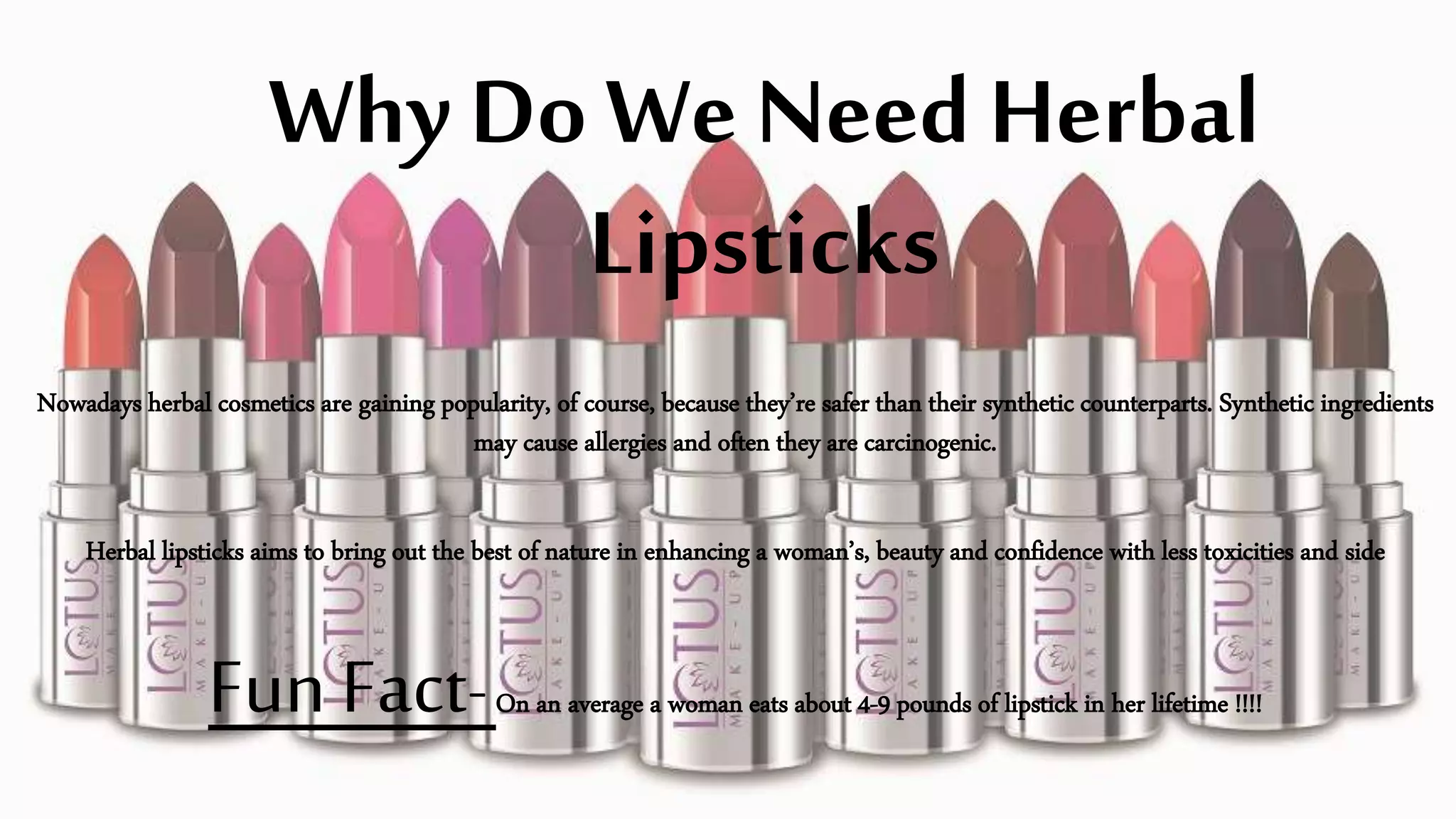 herbal lipsticks industrial pharmacy project | PPTX