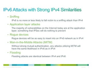 Eric Vyncke - IPv6 security in general | PPT