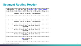 Leveraging IPv6 extension header for traffic engineering, by Eric ...