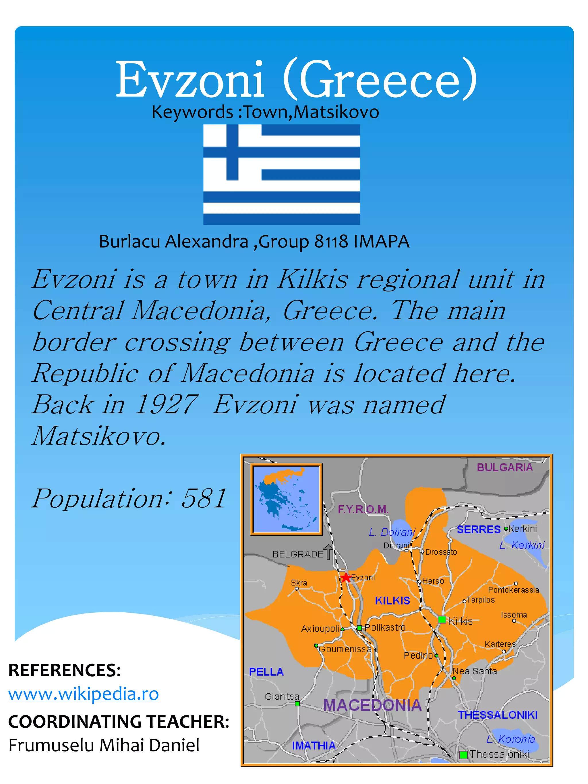 Evzoni (greece) | PPTX