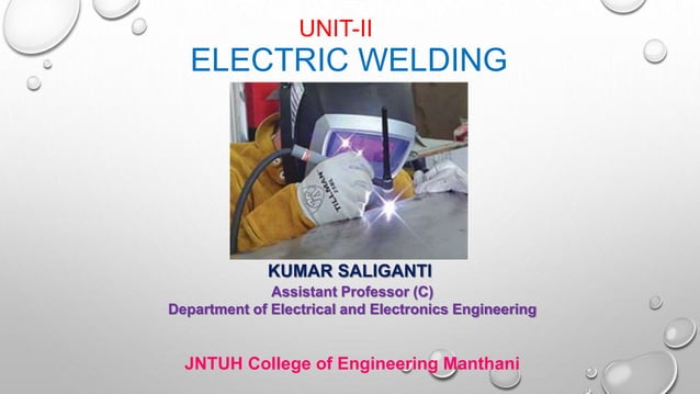 Electric welding works by utilizing an electric arc and filler metal ...