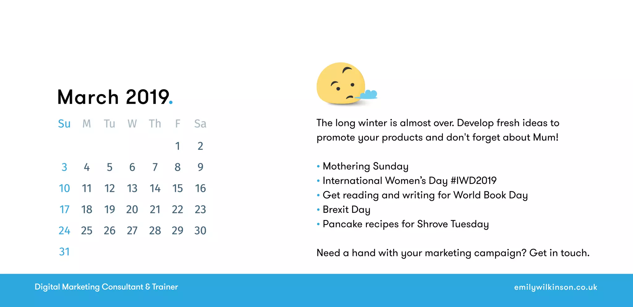 2019 Social Media Calendar | PPT