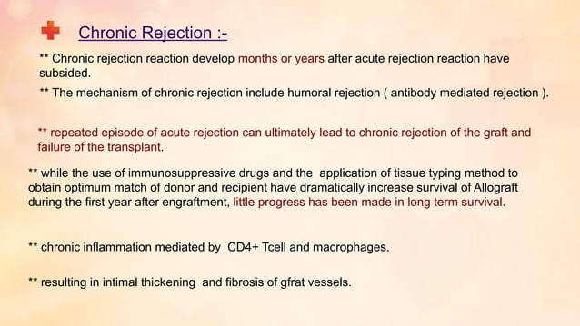 Transplantationandrejection Classification Of Graft Rejection