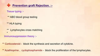 transplantation_and_rejection , classification of graft , rejection ...