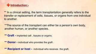 transplantation_and_rejection , classification of graft , rejection ...