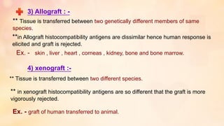transplantation_and_rejection , classification of graft , rejection ...
