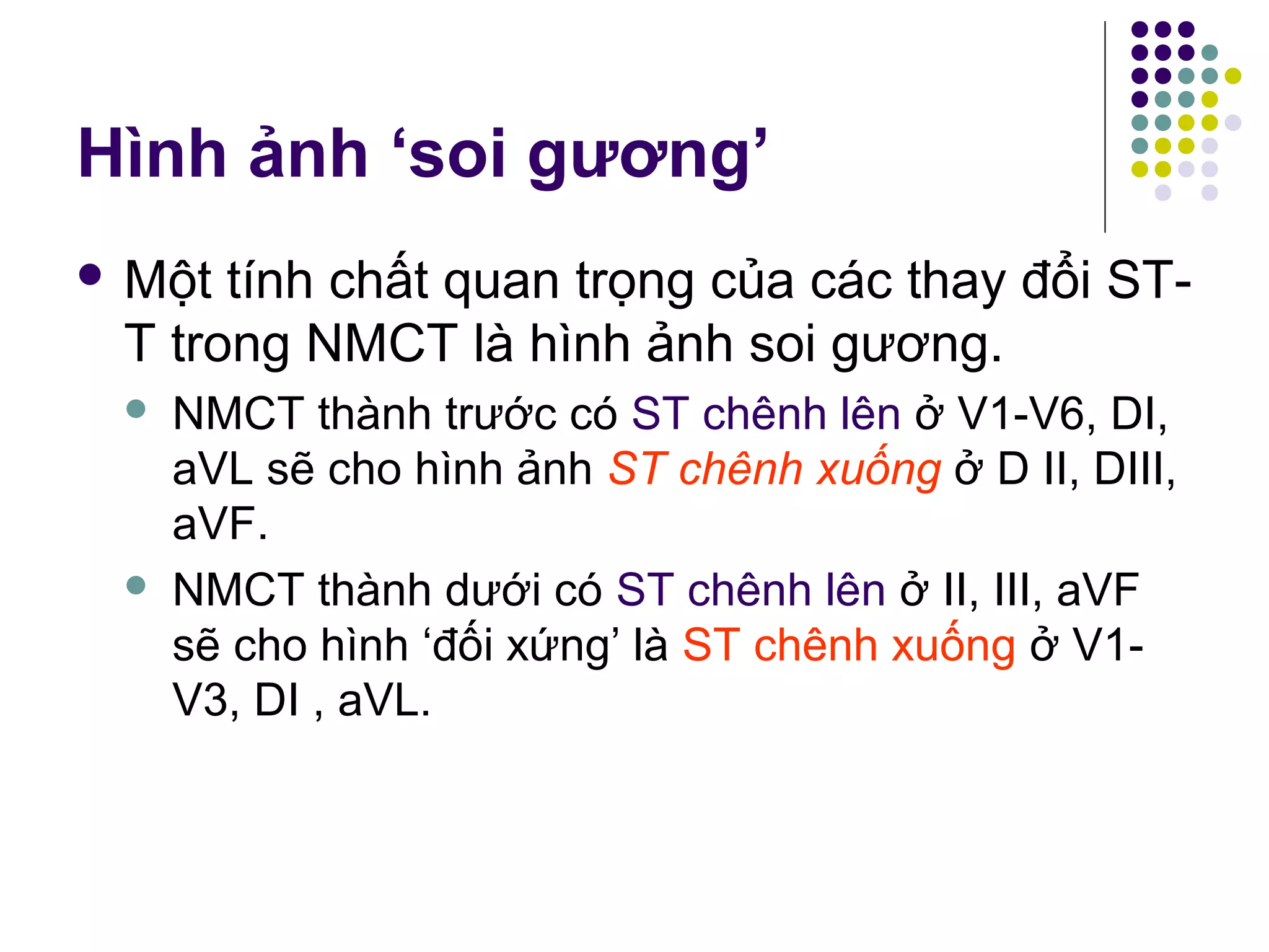 ECG TRONG NHỒI MÁU CƠ TIM | PPT