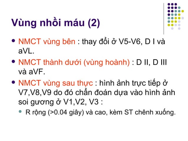 ECG TRONG NHỒI MÁU CƠ TIM | PPT