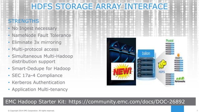 EMC HADOOP Storage Strategy | PPTX