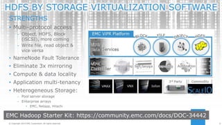 EMC HADOOP Storage Strategy | PPTX