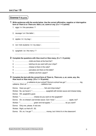 Unit 2 - Test 3 | DOC