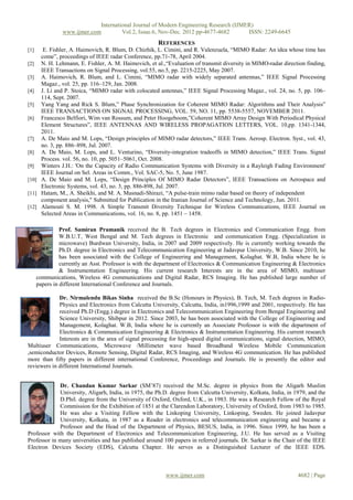 Signal Processing Algorithm of Space Time Coded Waveforms for Coherent ...