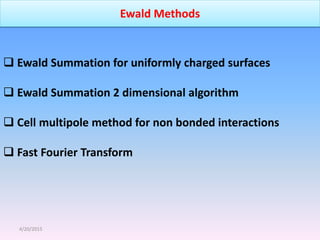 Ewald summation | PDF | Chemistry | Science
