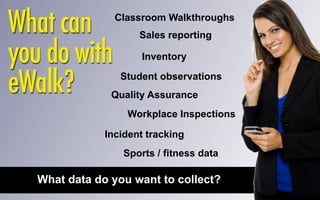 eWalk - classroom observations | PPT