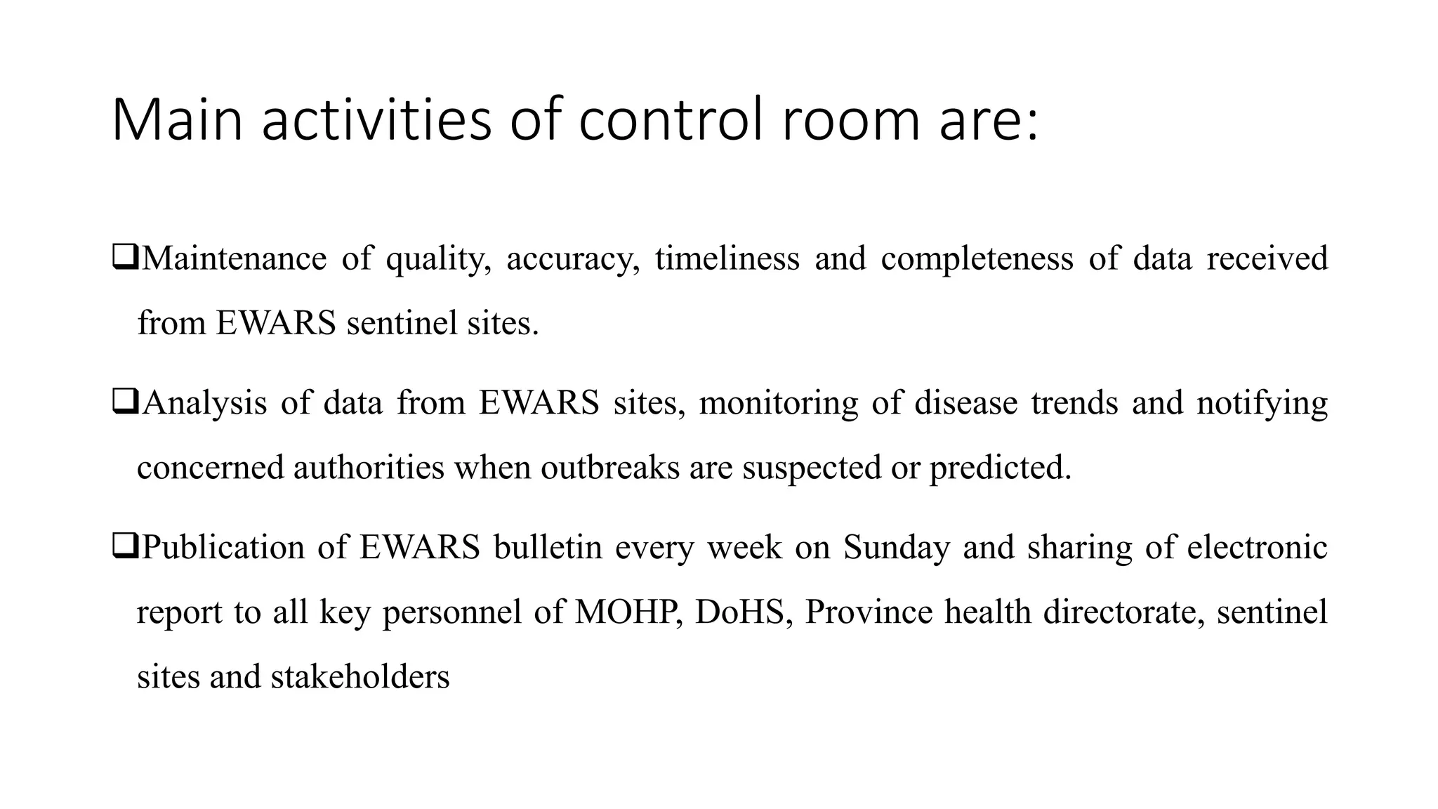 Early Warning And Reporting System (EWARS) in Nepal | PPTX