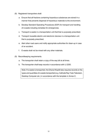 E waste guidelines-ghana-2018_epa-sri | PDF | Environmental Services ...