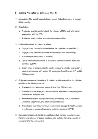 E waste guidelines-ghana-2018_epa-sri | PDF | Environmental Services ...