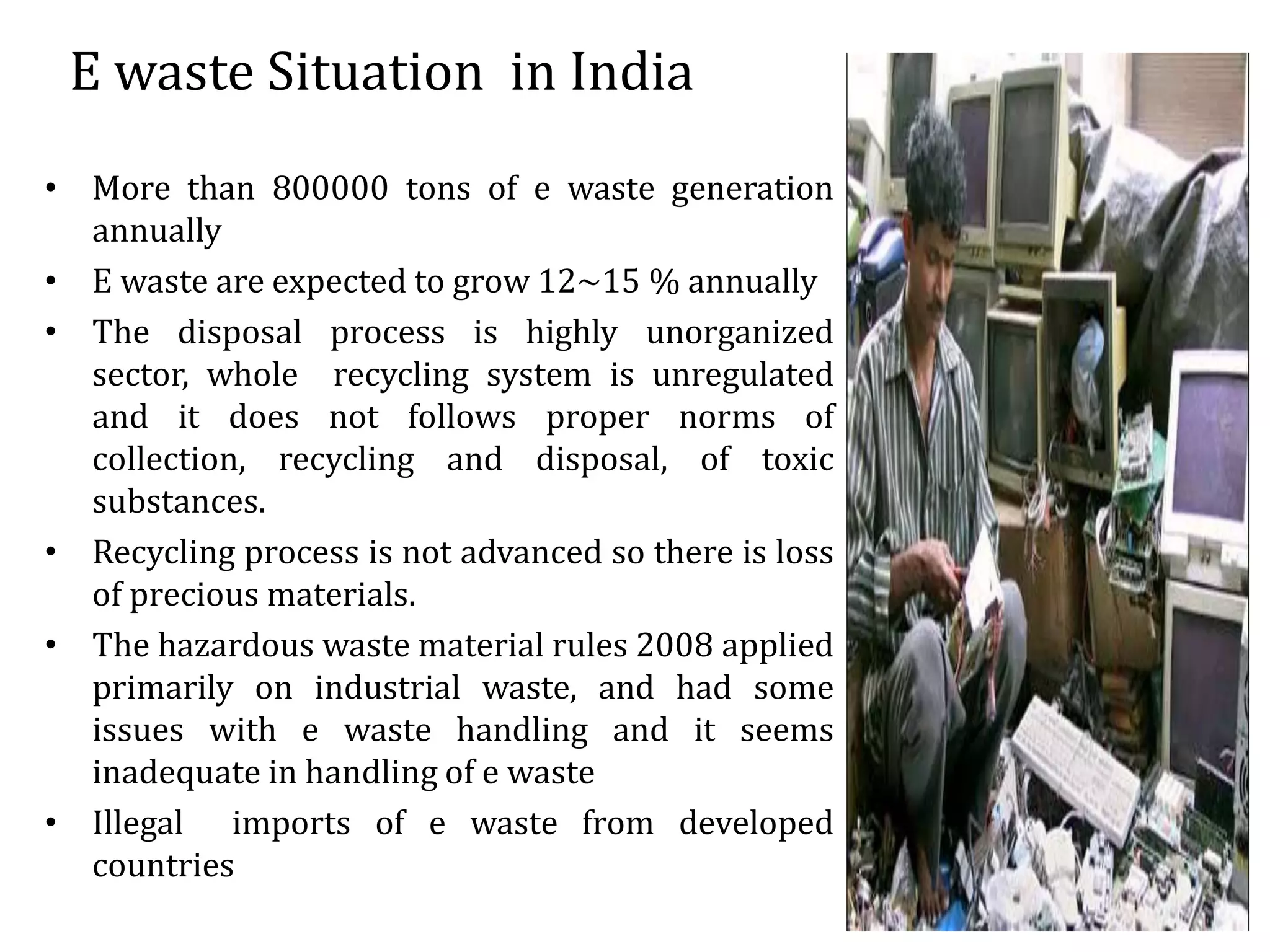 E waste disposal supply chain | PPT