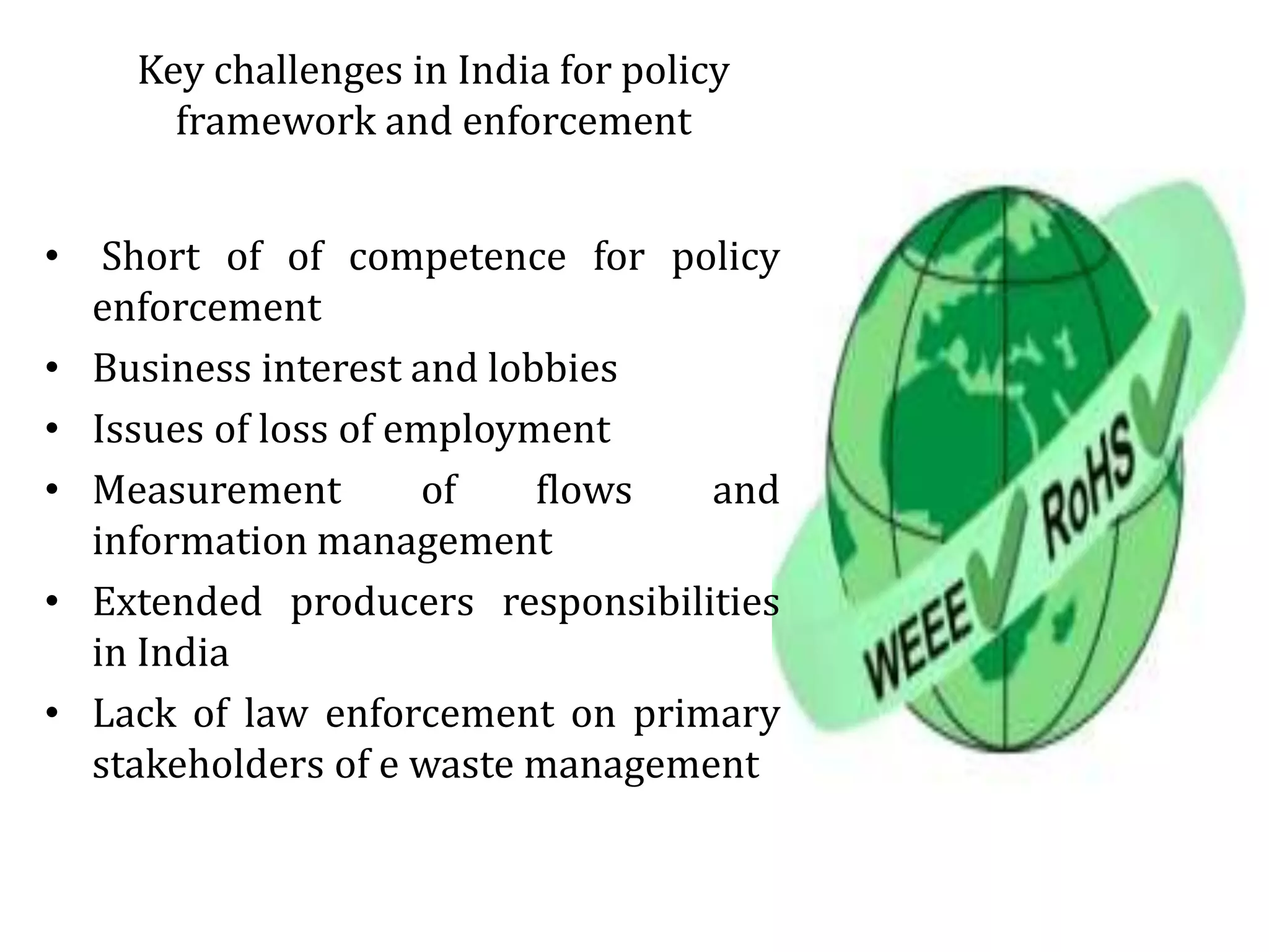 E waste disposal supply chain | PPT