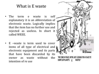 E waste disposal supply chain | PPT