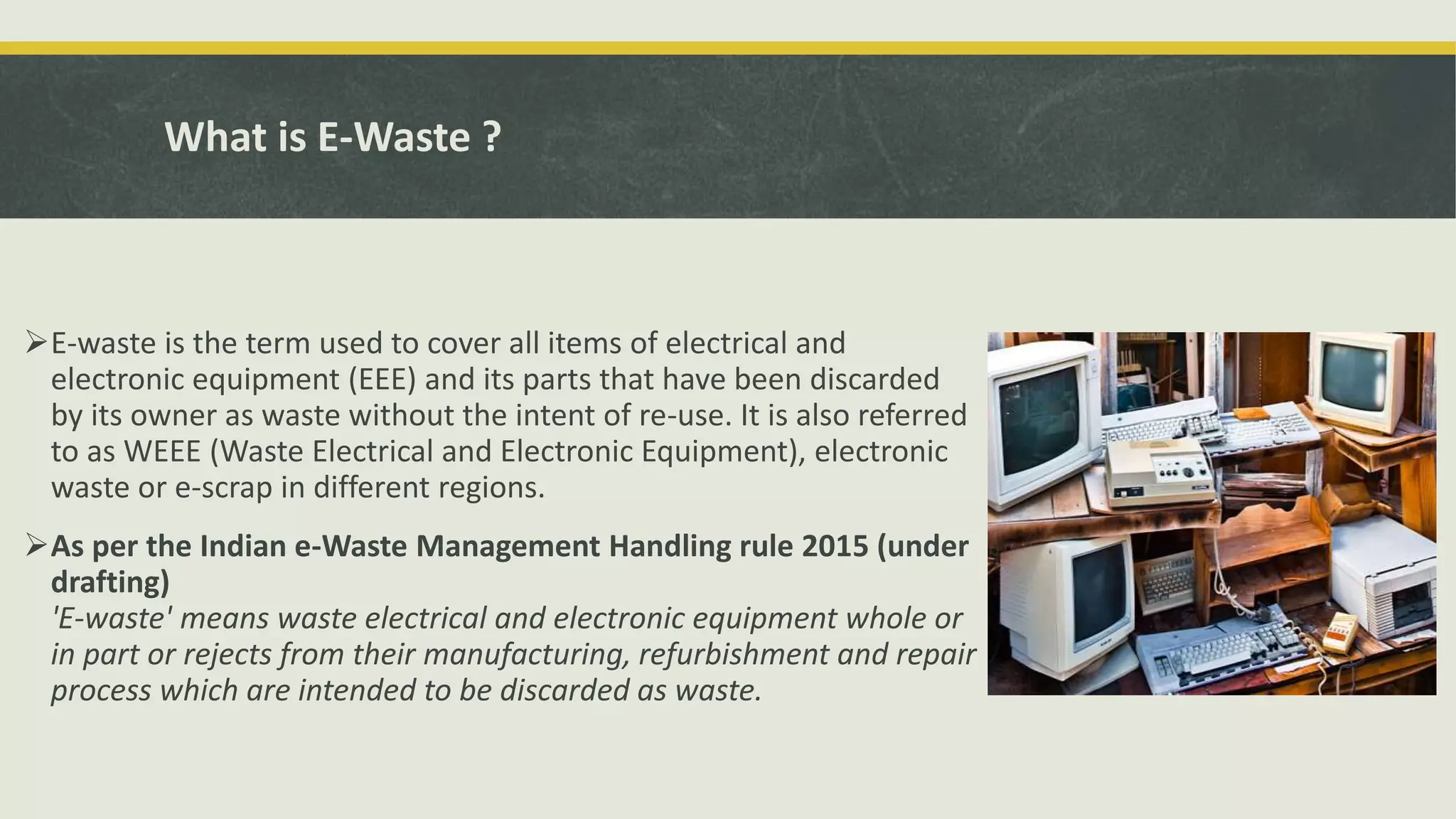 E waste Management | PPTX