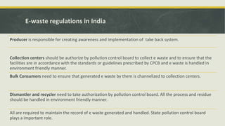 E waste Management | PPTX