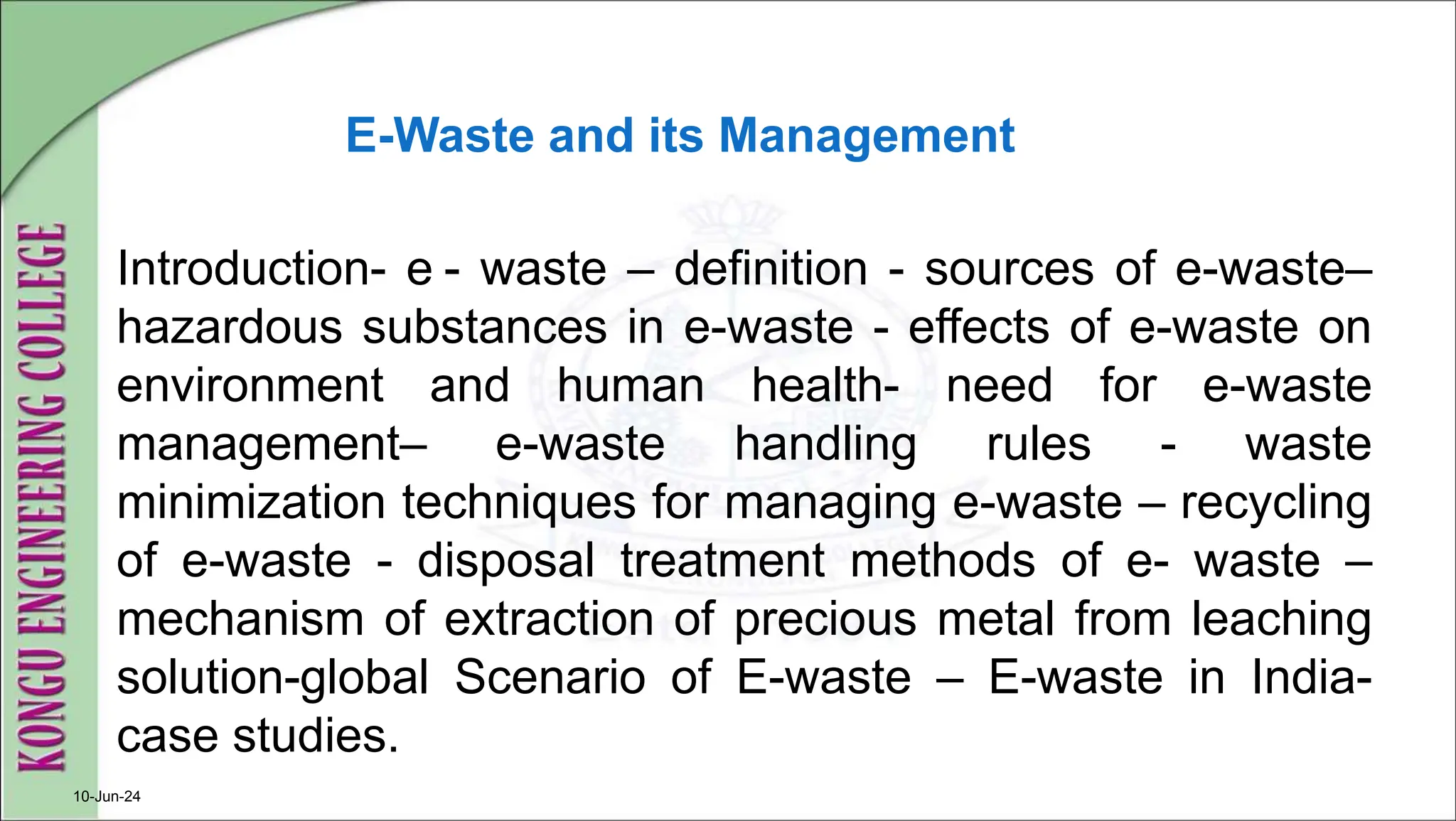 22CYT12-Unit-V-E Waste and its Management.ppt