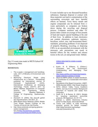 Environment impacts and e- WASTE Management @ KERALA | PDF