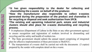 E-waste and E waste management rules .pptx