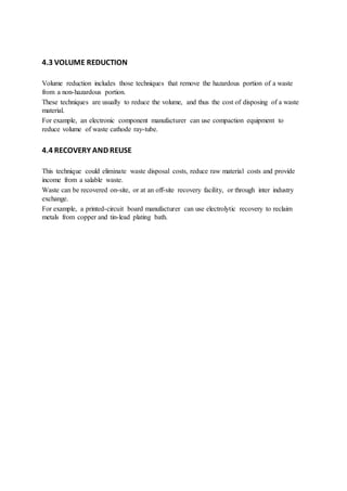 E waste management seminar ppt (auto recovered) | DOCX | Indoor ...