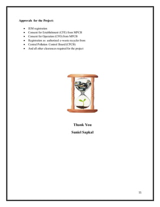 Electronic Waste Management in India | DOCX