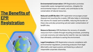 Simplifying E-Waste Management: The Need for EPR Registration | PDF