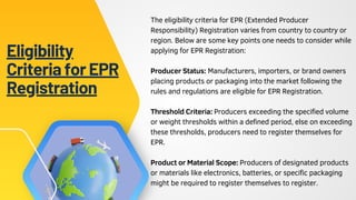 Simplifying E-Waste Management: The Need for EPR Registration | PDF