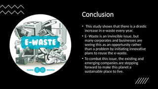 Ewaste Research study paper presentation | PPT