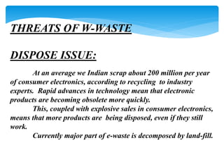 E waste problem | PPT
