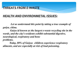 E waste problem | PPT