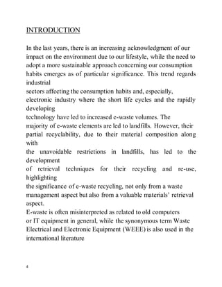 E waste report | DOCX