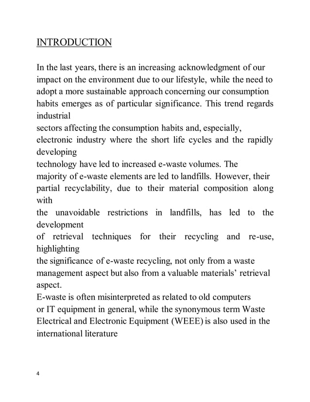 E waste report | PDF