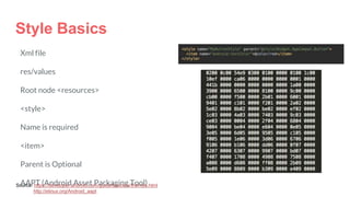 Themes & Styles - Android Mubasher | PPTX