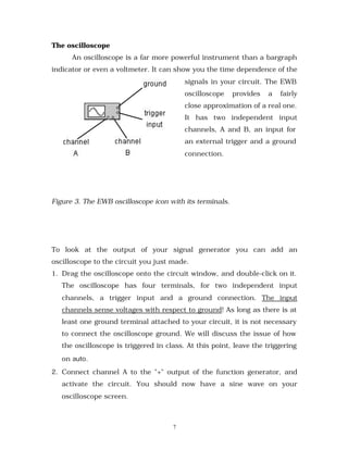 Electronics workbench tutorial for simulation of circuits | PDF