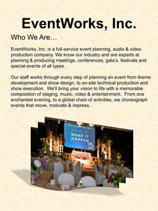 Event Works Inc. Company Profile | PPTX