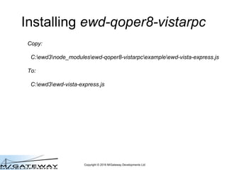 ewd-qoper8-vistarpc: Exposing VistA's RPCs as REST Services | PPT | Operating Systems | Computer ...