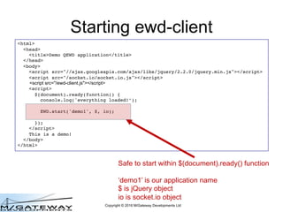 EWD 3 Training Course Part 5b: First Steps in Building a QEWD Application | PDF
