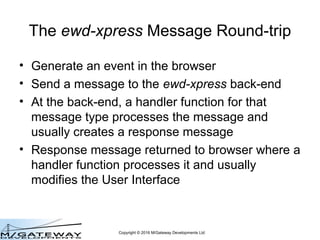 EWD 3 Training Course Part 8: Anatomy of the QEWD Messaging Cycle | PDF ...