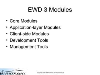 EWD 3 Training Course Part 3: Summary of EWD 3 Modules | PPT